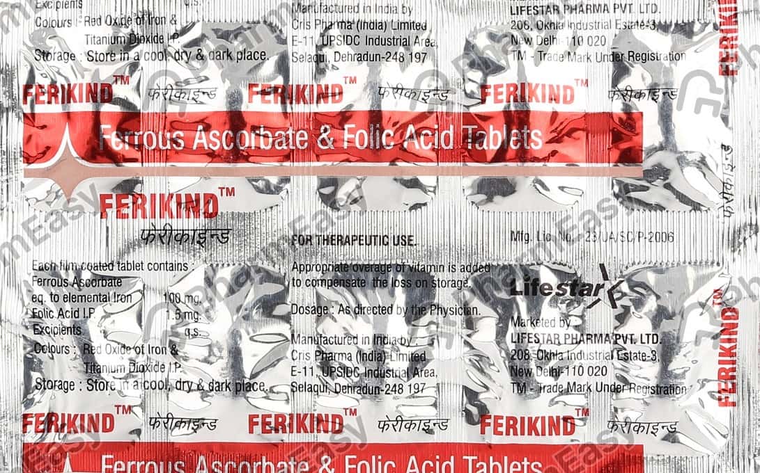 Ferikind Tablet: Uses, Side-effects, Price, Dosage & More Info - PharmEasy