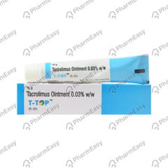 T Top 0.03 % Ointment (10): Uses, Side Effects, Price & Dosage | PharmEasy