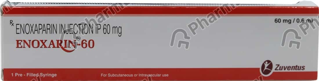 Enoxarin 60 MG Injection (0.6): Uses, Side Effects, Price & Dosage ...