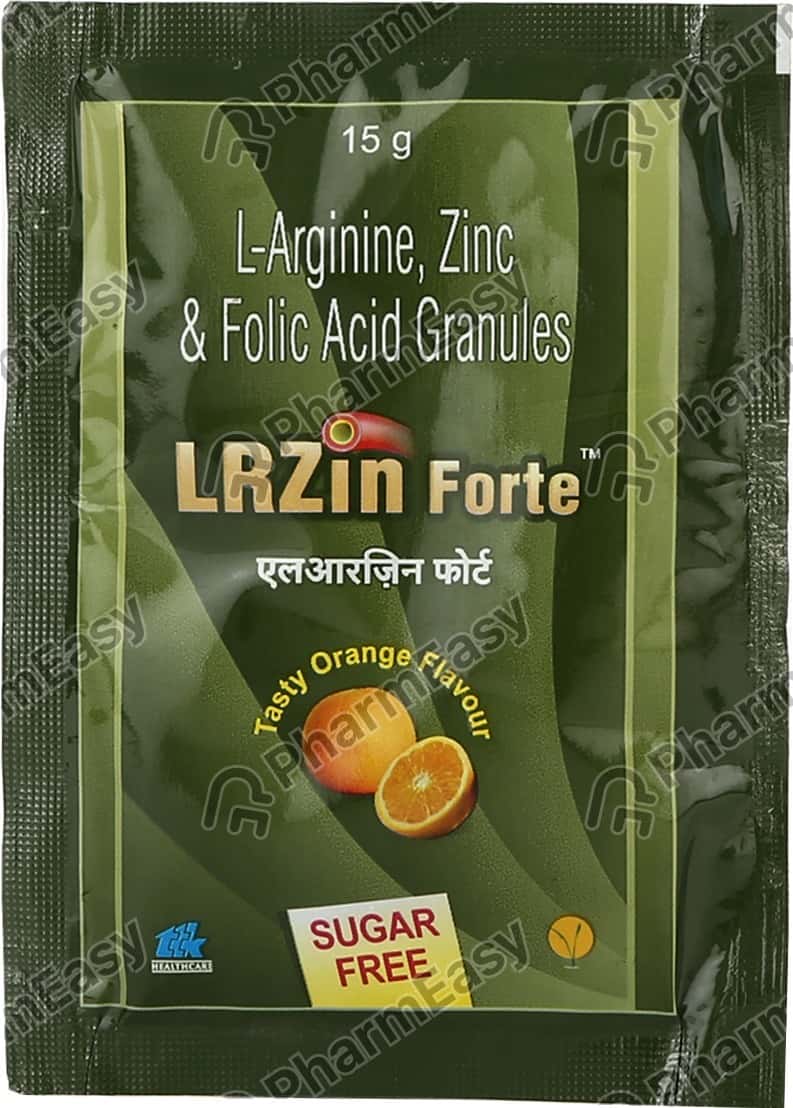 Buy Lrzin Forte Orange Flavour Sugar Free Sachet Of 15gm Oral Granules ...