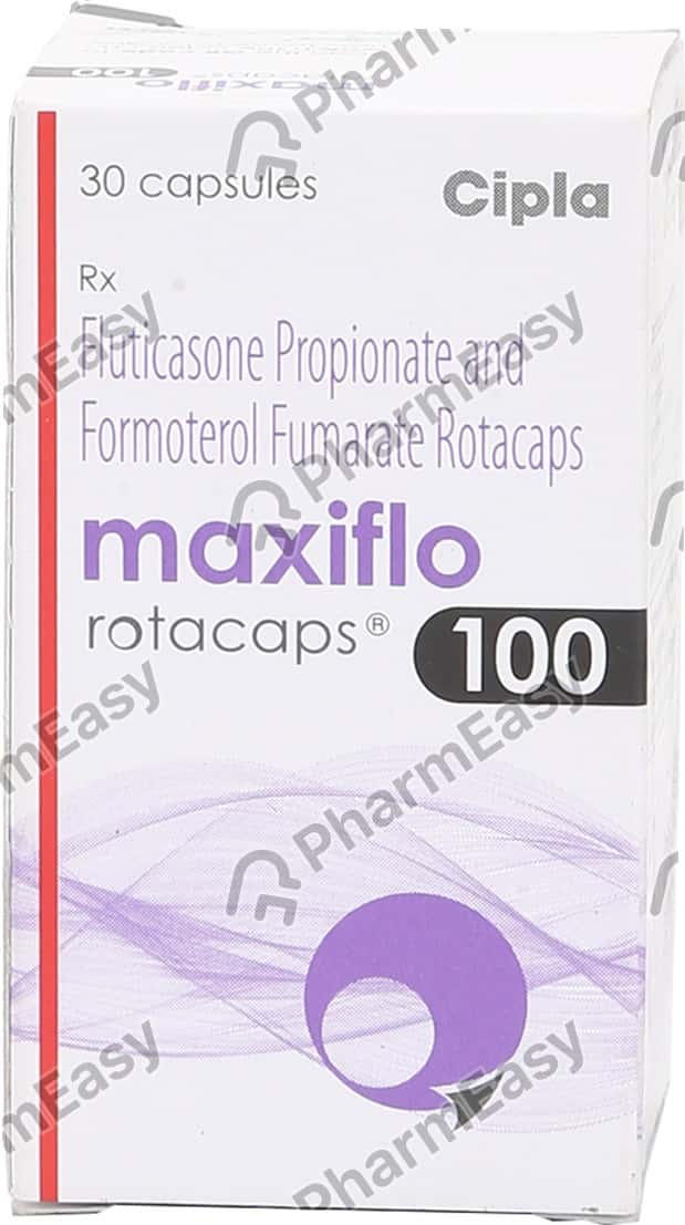 Maxiflo 100mcg Bottle Of 30 Rotacaps: Uses, Side Effects, Price ...
