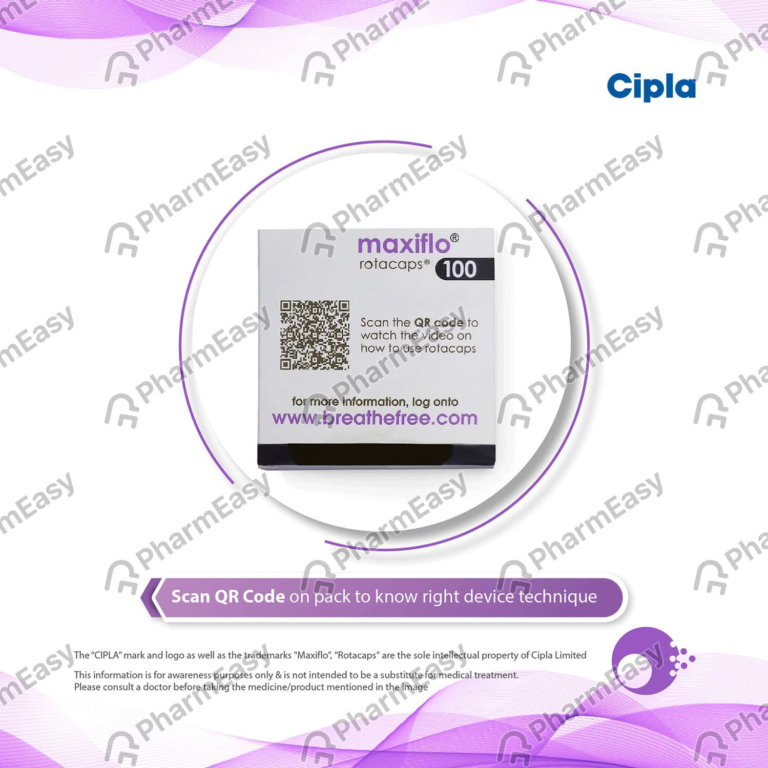 Maxiflo 100mcg Bottle Of 30 Rotacaps: Uses, Side Effects, Price ...