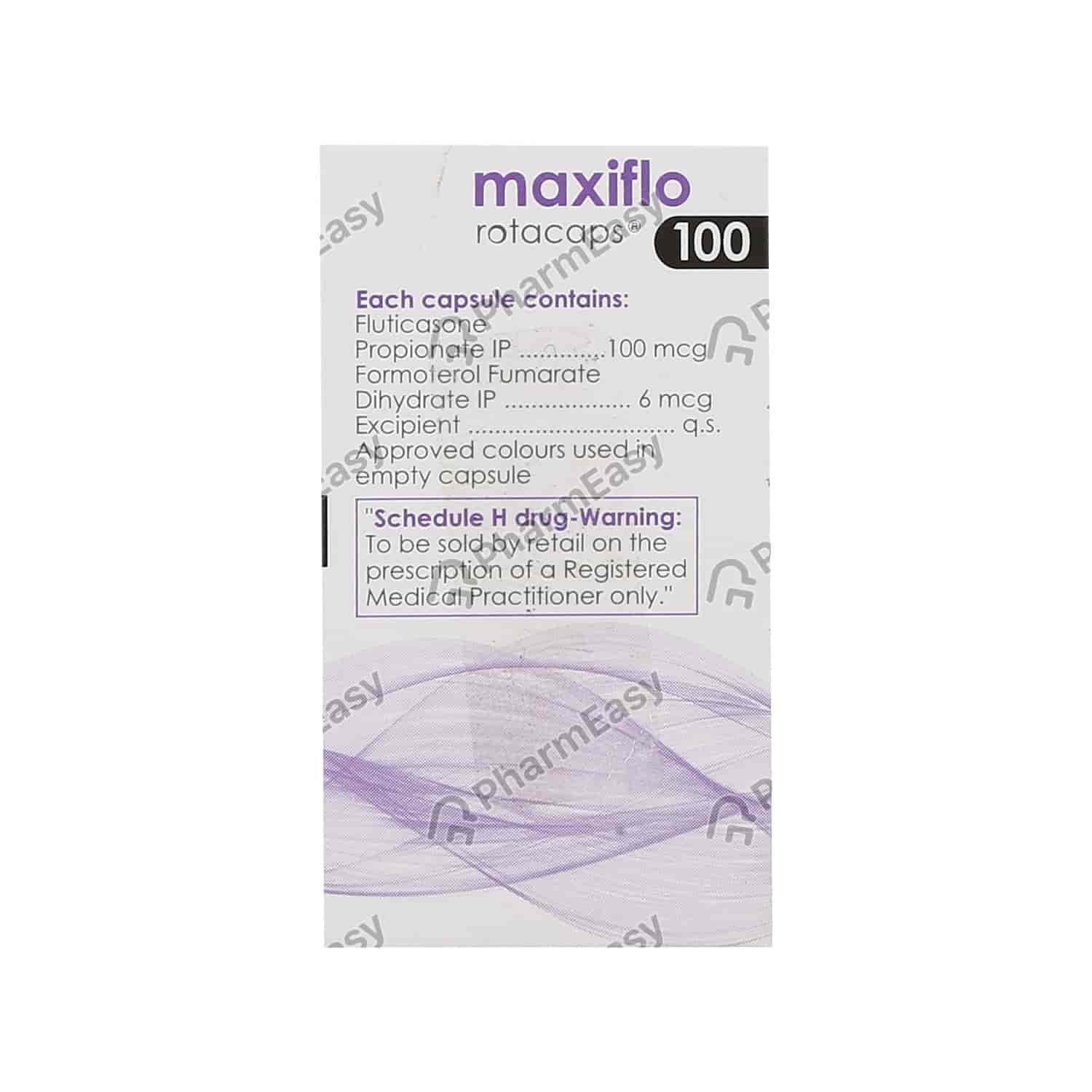 Buy Maxiflo 100mcg Bottle Of 30 Rotacaps Online at Flat 18% OFF ...