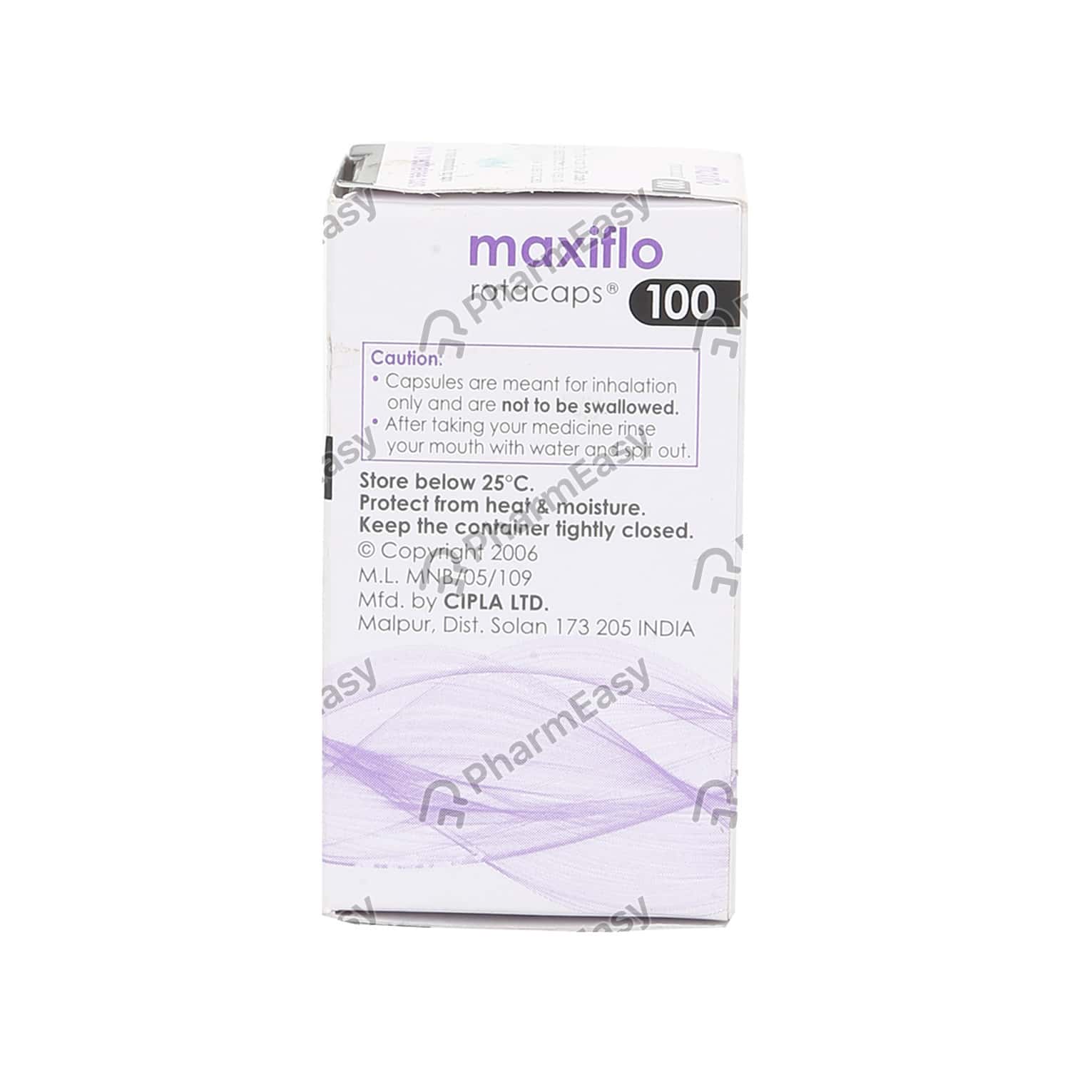 Buy Maxiflo 100mcg Bottle Of 30 Rotacaps Online at Flat 18% OFF ...