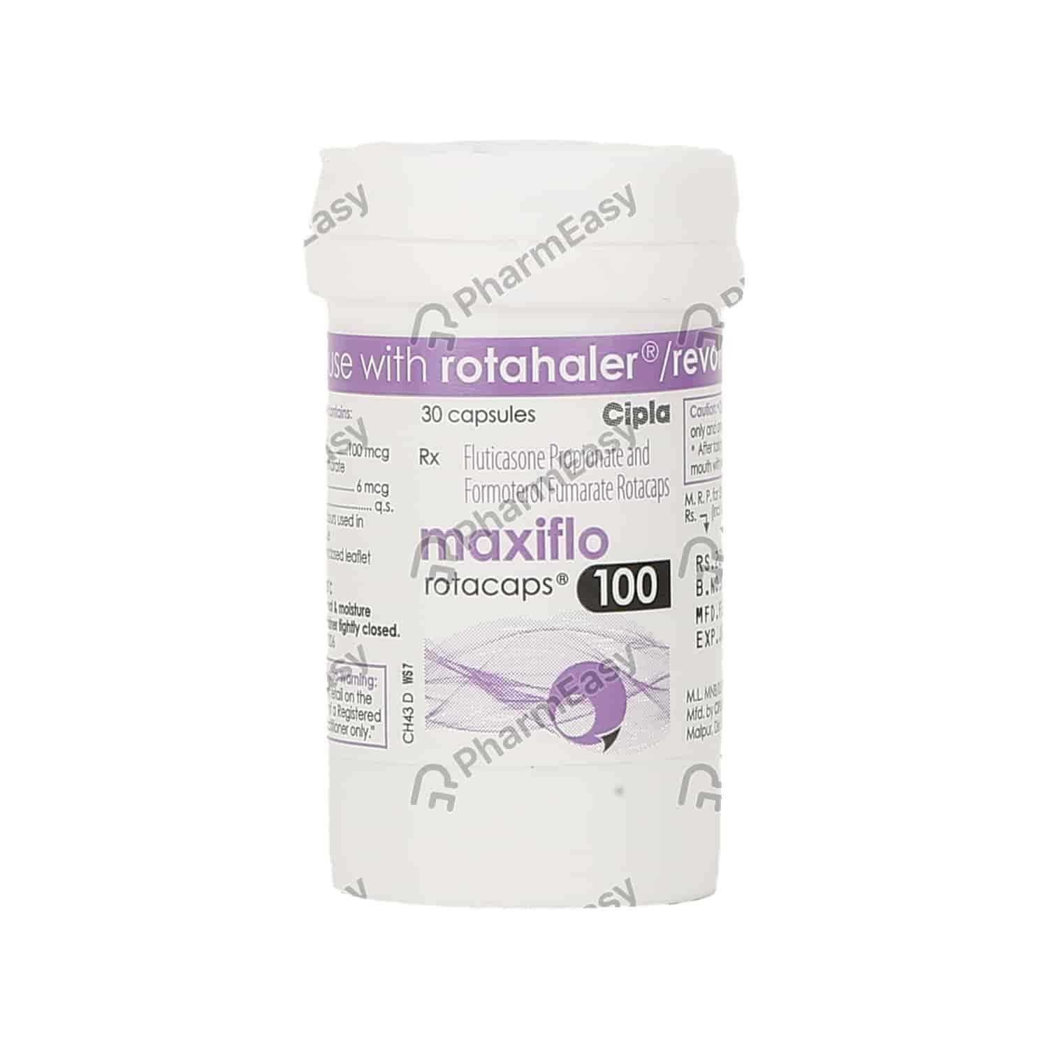 Buy Maxiflo 100mcg Bottle Of 30 Rotacaps Online at Flat 18% OFF ...