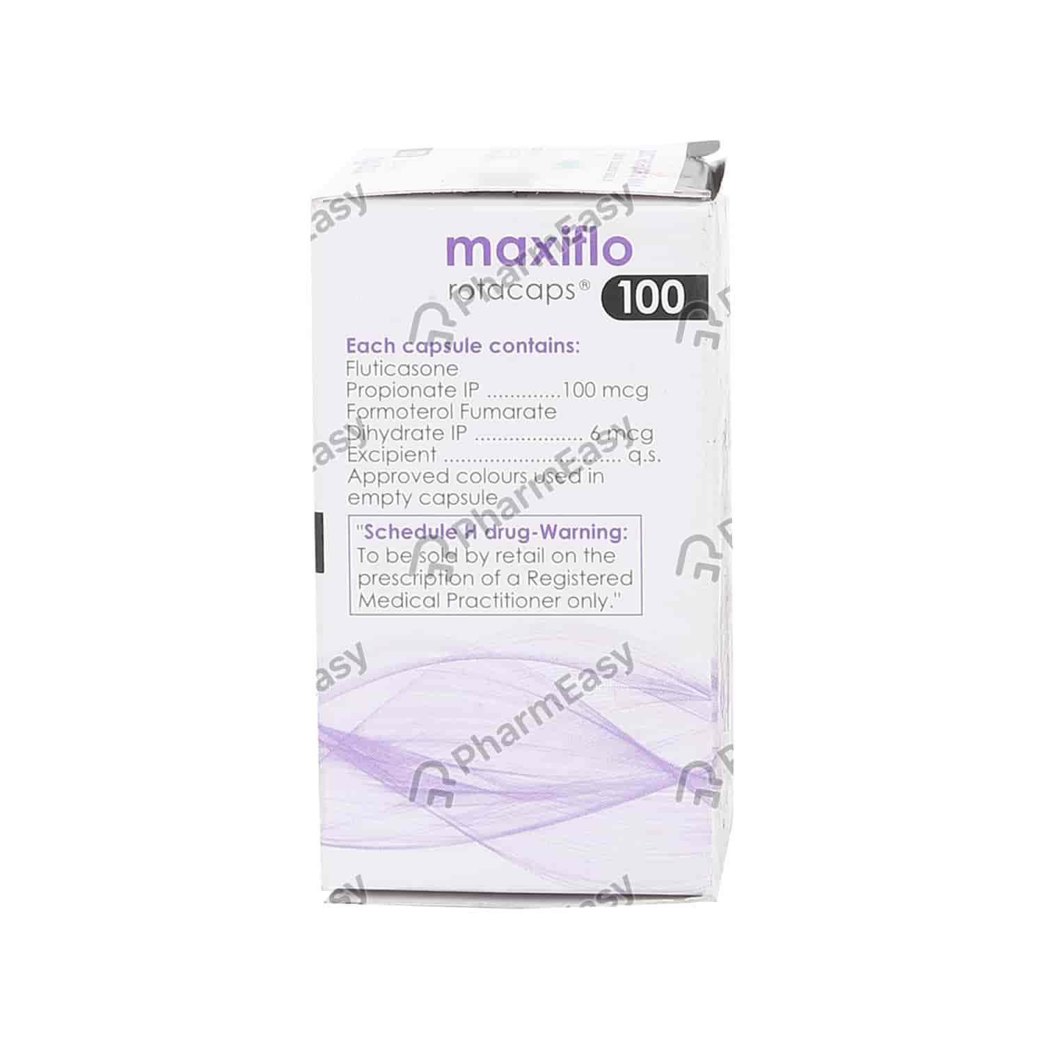 Buy Maxiflo 100mcg Bottle Of 30 Rotacaps Online at Flat 18% OFF ...