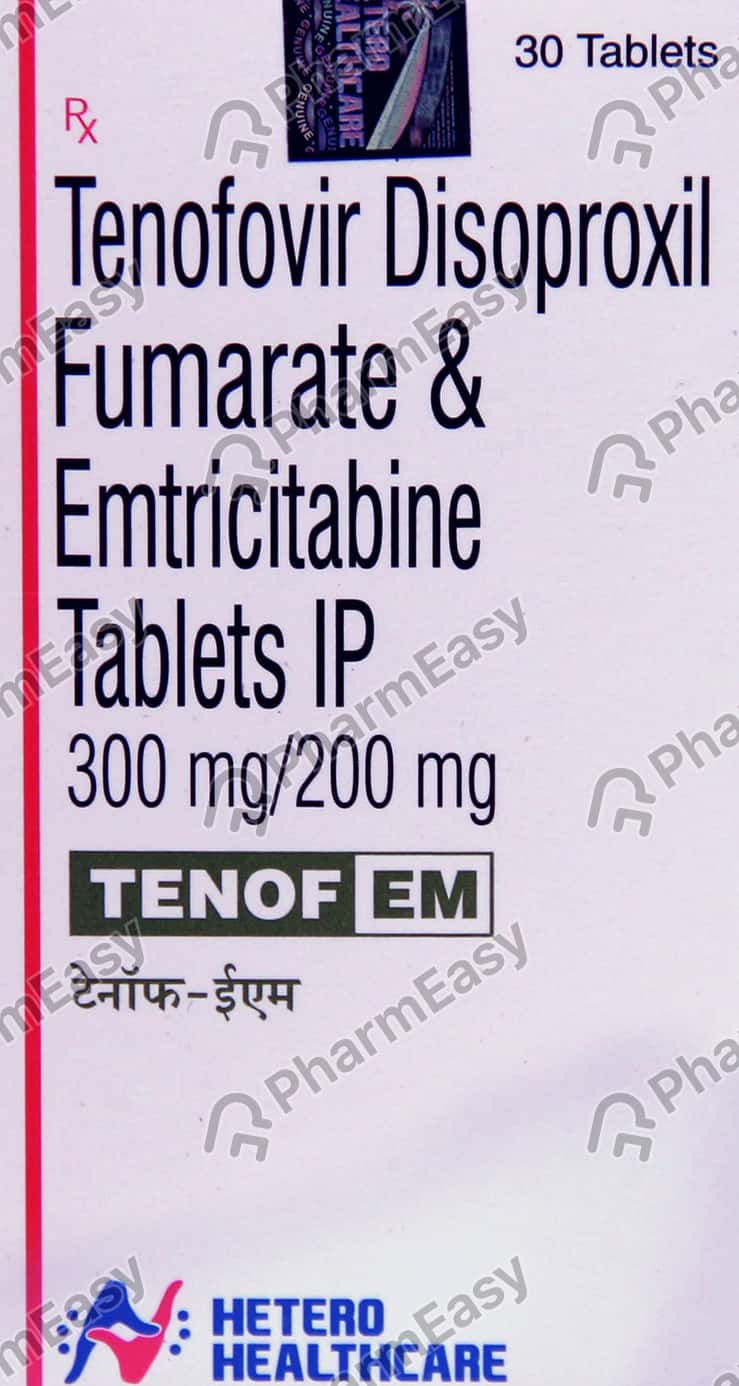Tenof Em Bottle Of 30 Tablets: Uses, Side Effects, Price & Dosage ...