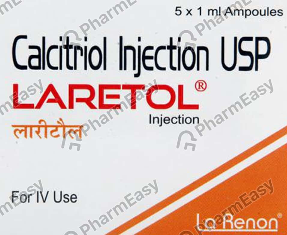 Buy Laretol 1 MCG Injection (1) Online at Flat 15% OFF | PharmEasy