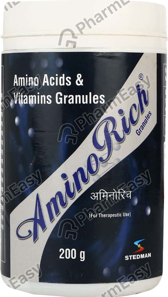 Buy Aminorich Granules 200gm Online & Save Up to 24% at PharmEasy
