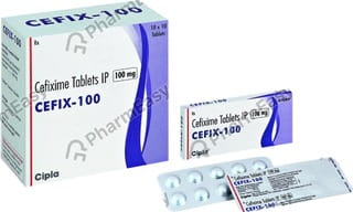 Cefix 100 MG Tablet (10): Uses, Side Effects, Price, Dosage ...