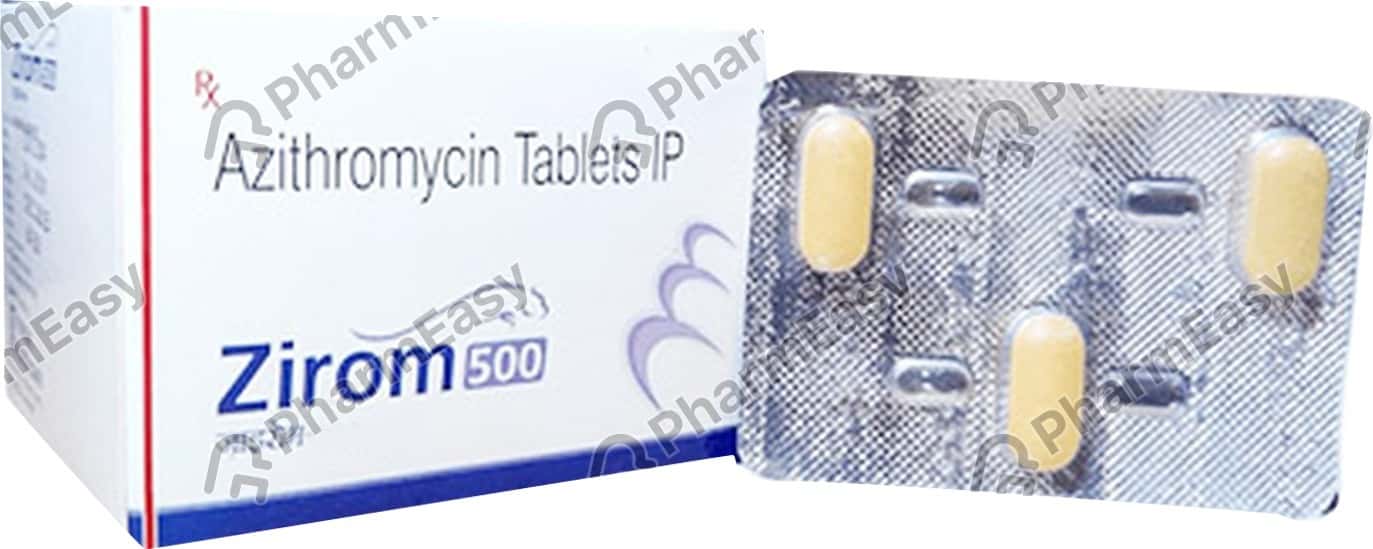Zirom 500 MG Tablet (6): Uses, Side Effects, Price & Dosage | PharmEasy