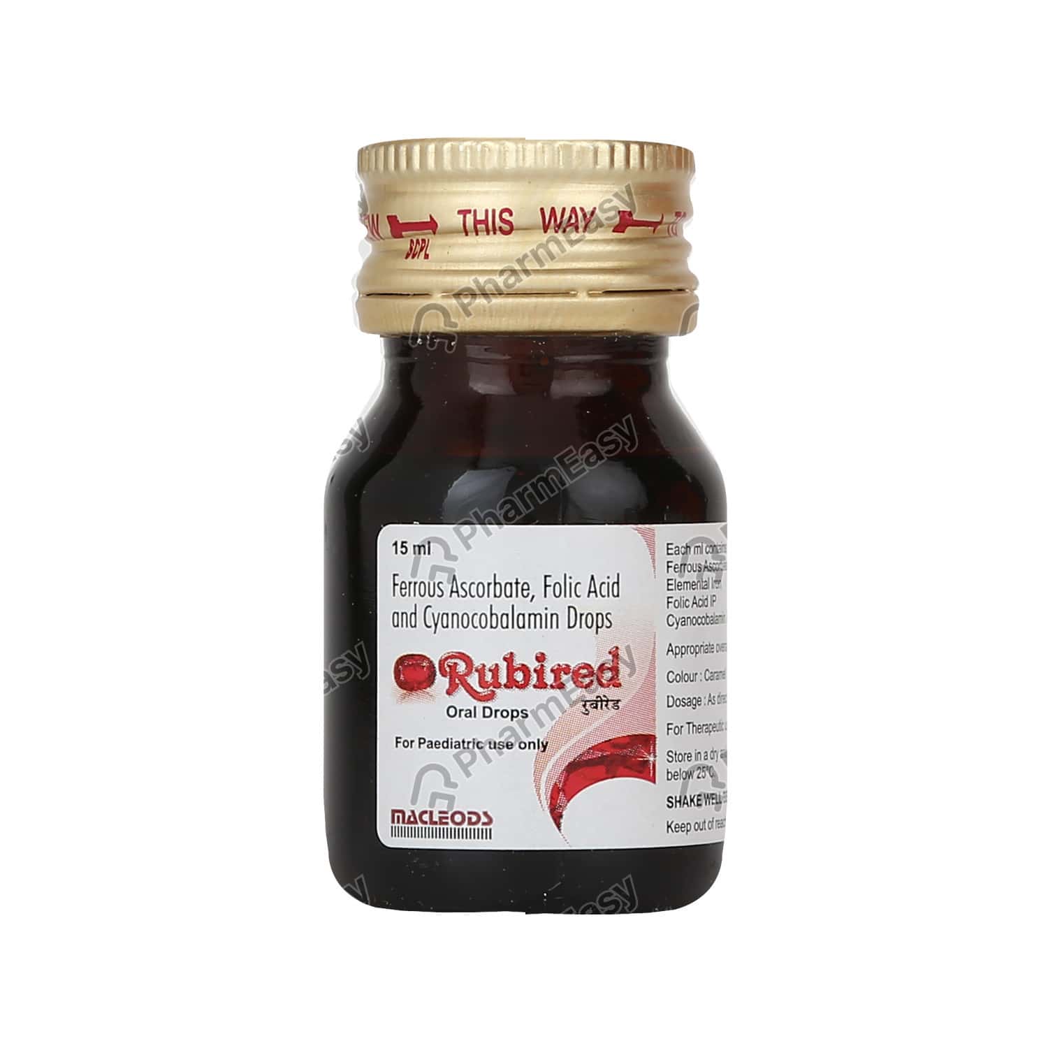 Buy Rubired Drops 15ml Online at Flat 18% OFF* | PharmEasy