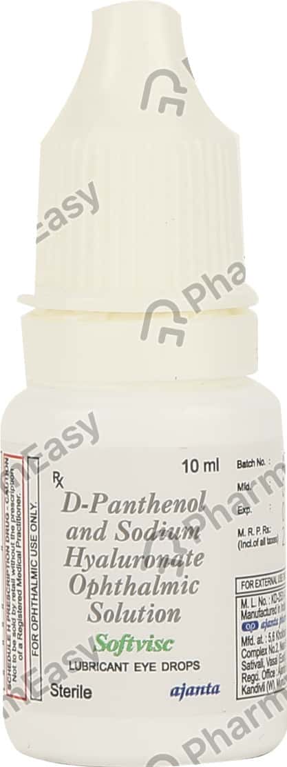 Buy Softvisc Bottle Of 10ml Lubricant Eye Drops Online at Flat 15% OFF ...