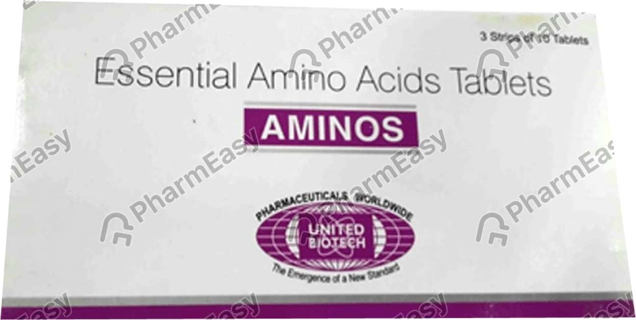 Buy Aminos 1000 MG Tablet (10) Online at Flat 15% OFF | PharmEasy