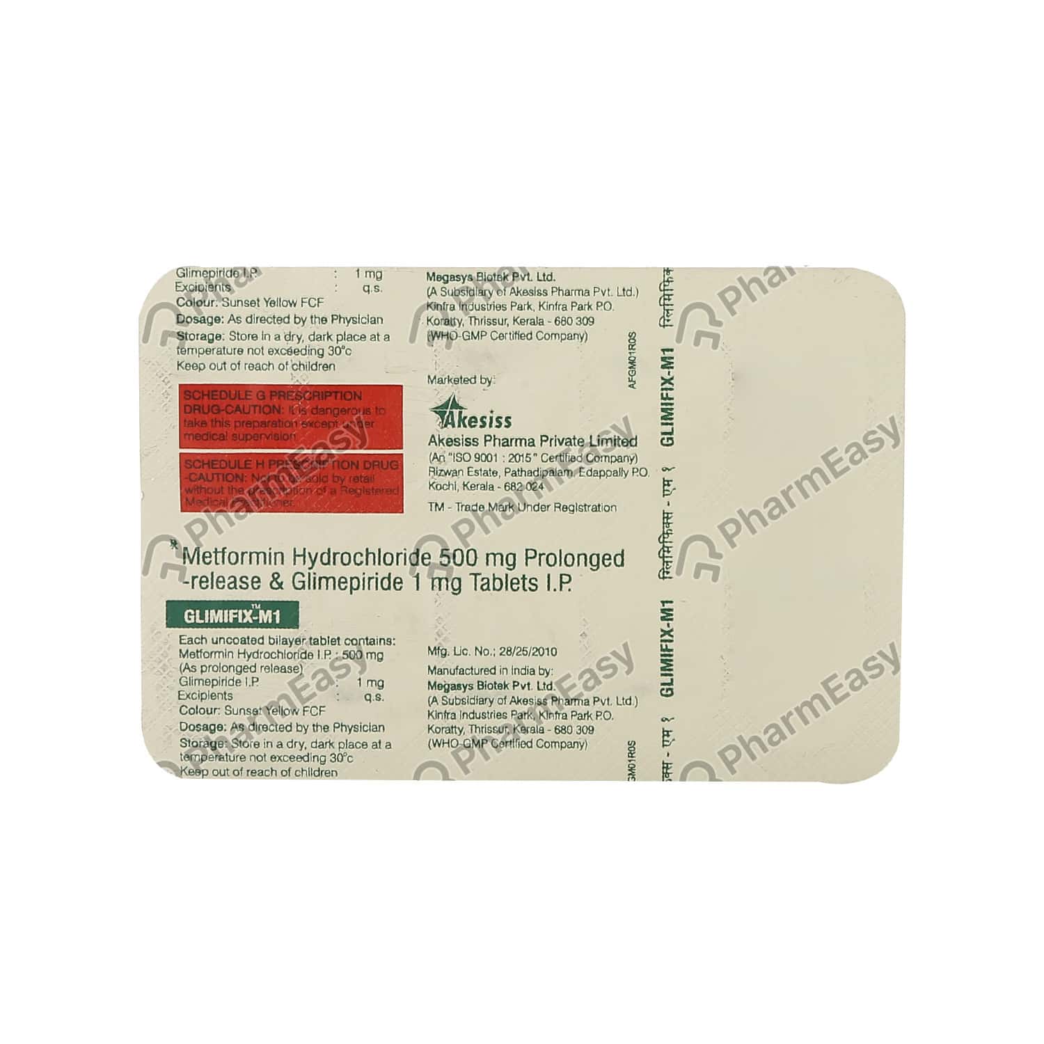 Glimifix M1 Tab - Uses, Side Effects, Dosage, Composition & Price ...