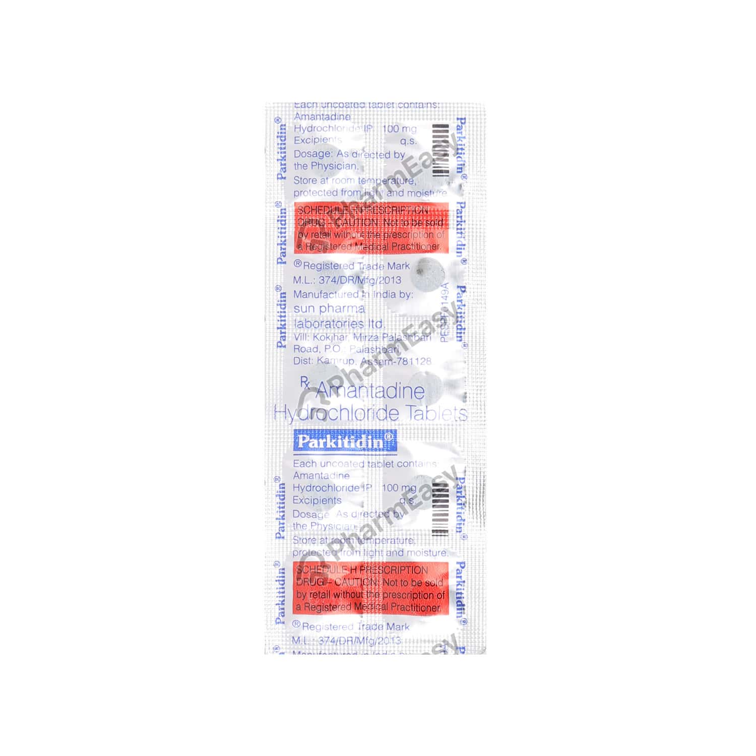 Parkitidin 100 MG Tablet (10) - Uses, Side Effects, Dosage, Composition ...