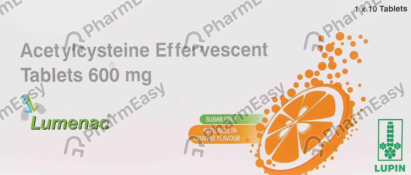 Mucomix Et 600 MG Effervescent Tablet (10): Uses, Side Effects, Price ...