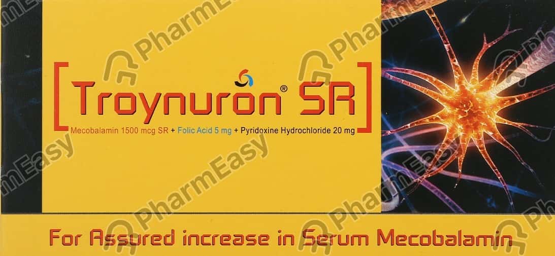 Troynuron Sr Strip Of 10 Tablets: Uses, Side Effects, Price & Dosage ...