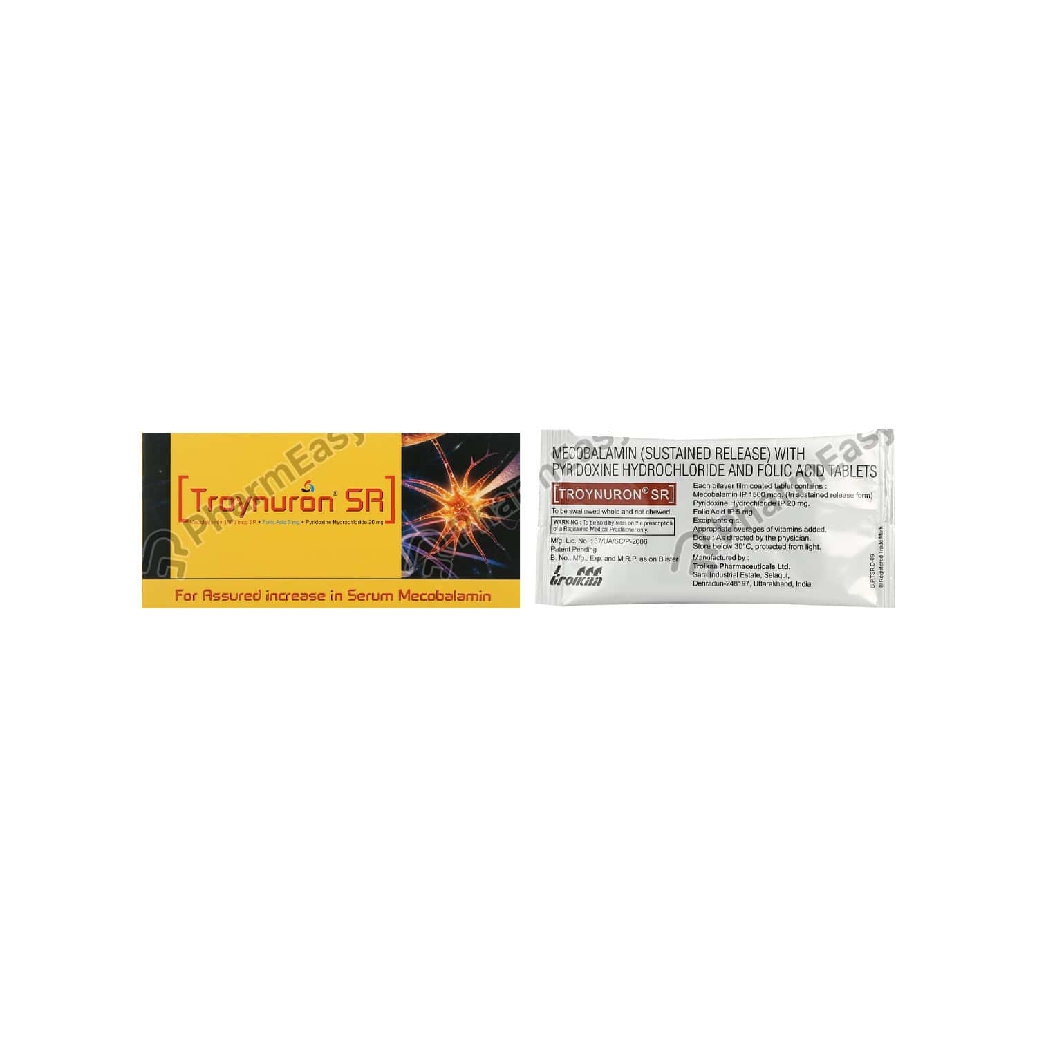 Buy Troynuron Sr Tablet Online at Flat 18% OFF* | PharmEasy