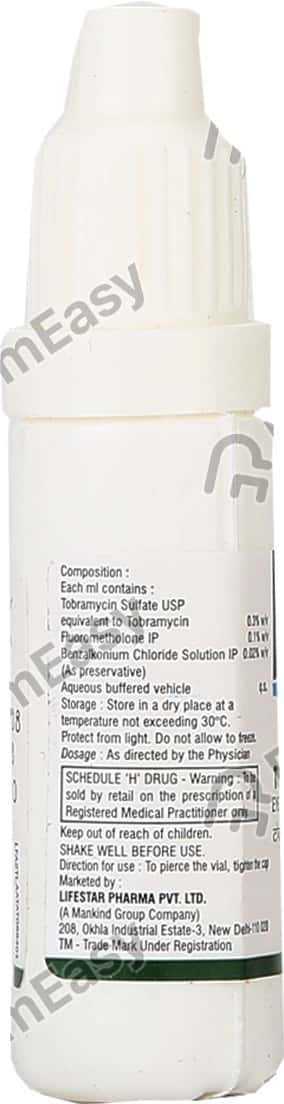Tobastar F Eye Drops 5ml: Uses, Side Effects, Price & Dosage | PharmEasy