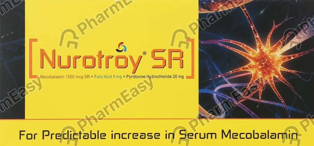 Nurotroy Sr Strip Of 10 Tablets: Uses, Side Effects, Price & Dosage ...