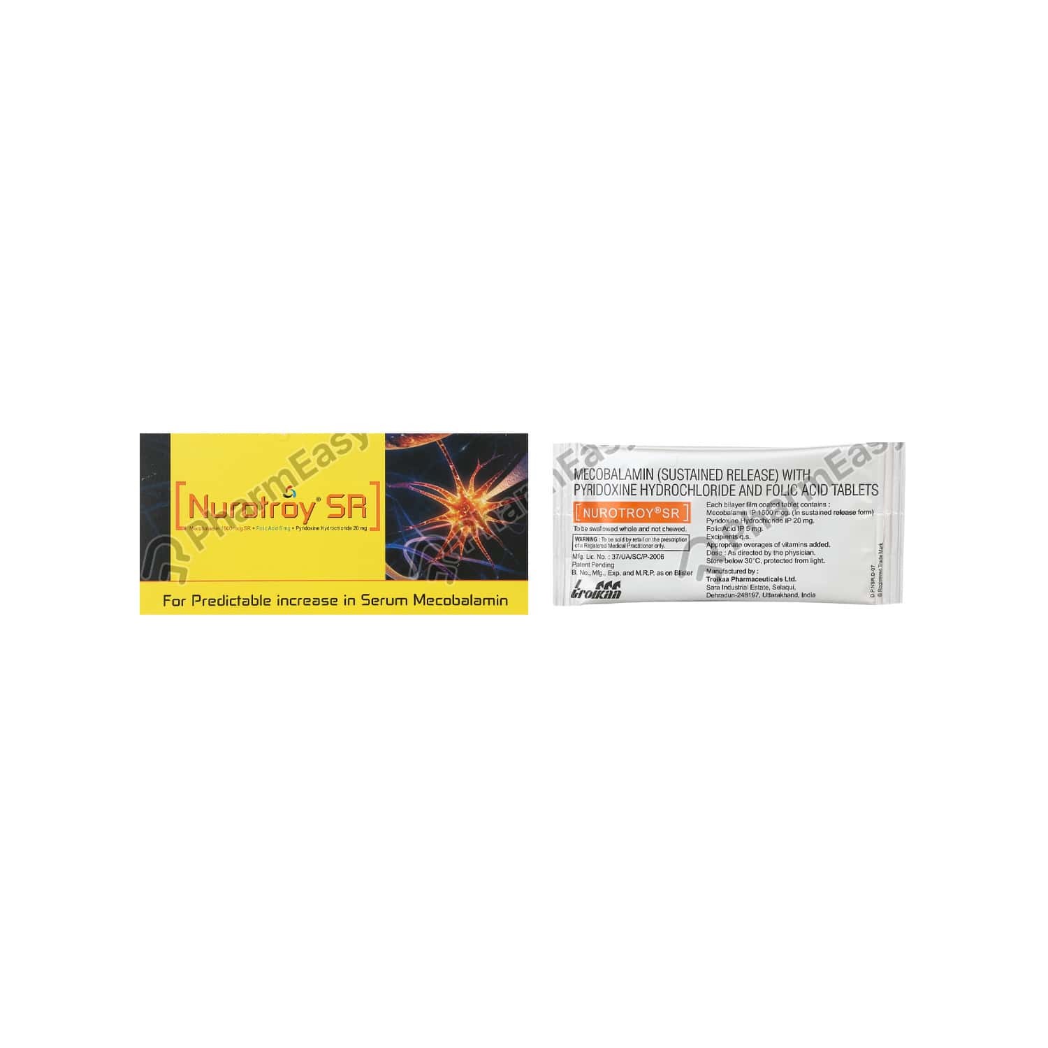 Buy Nurotroy Sr Tablet Online at Flat 18% OFF* | PharmEasy