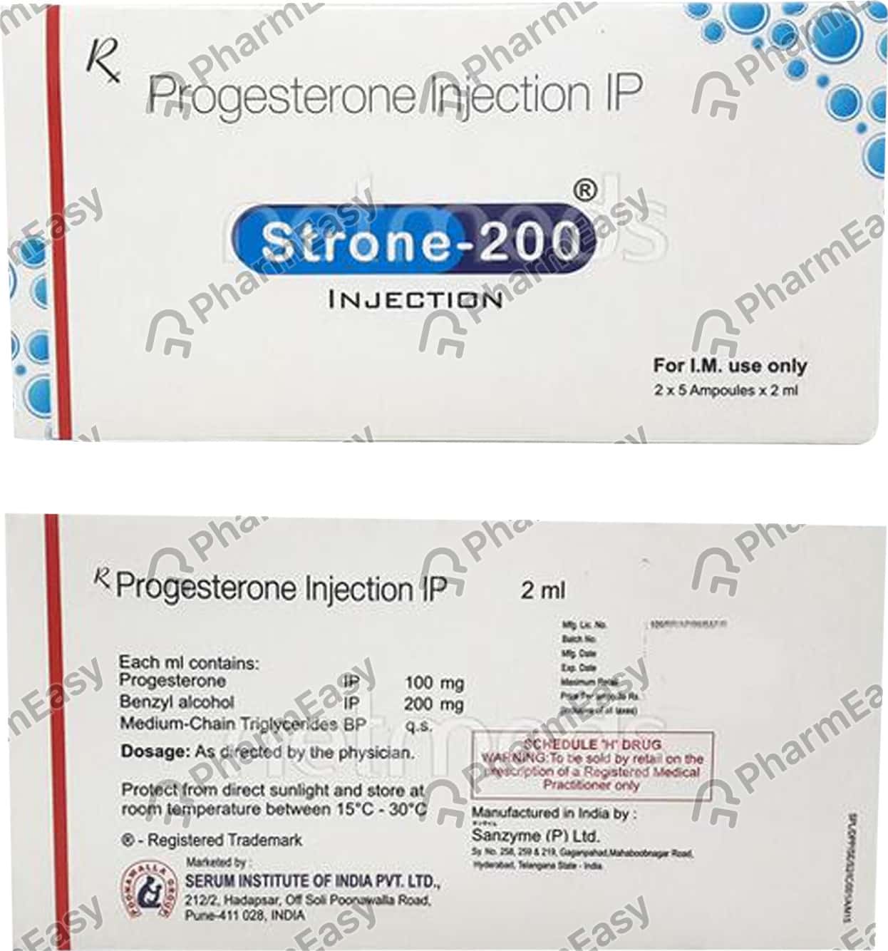 Strone 100 MG/ML Injection (2): Uses, Side Effects, Price & Dosage ...