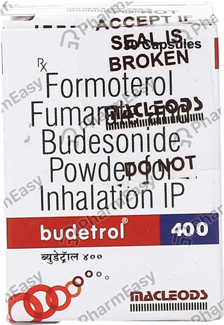 Budetrol 400mcg Bottle Of 30 Inhalation Capsules: Uses, Side Effects ...