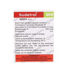 Budetrol 200mcg Bottle Of 30 Capsules - Uses, Side Effects, Dosage ...
