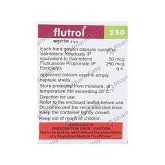 Buy Flutrol 250mcg Rotacap 30'S Online at Flat 18% OFF* | PharmEasy