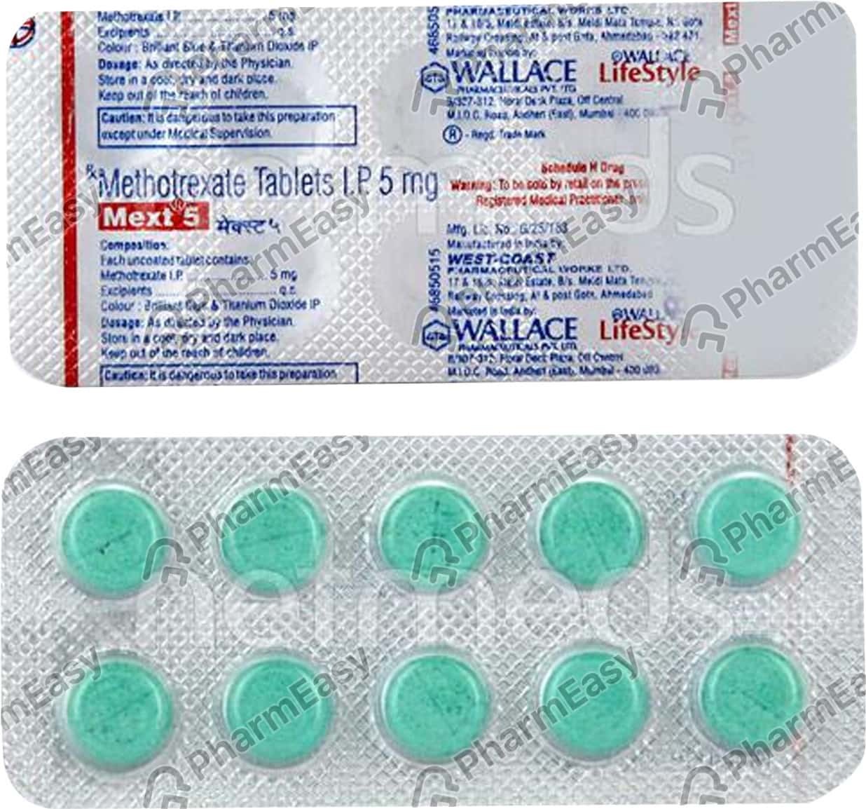 Mext 5 MG Tablet (10): Uses, Side Effects, Price & Dosage | PharmEasy