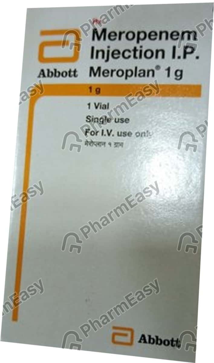Meroplan 1 G Powder For Injection (1): Uses, Side Effects, Price ...