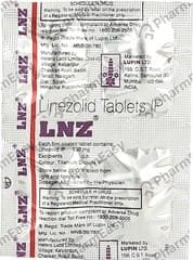 Lnz 600 MG Tablet (4): Uses, Side Effects, Price & Dosage | PharmEasy