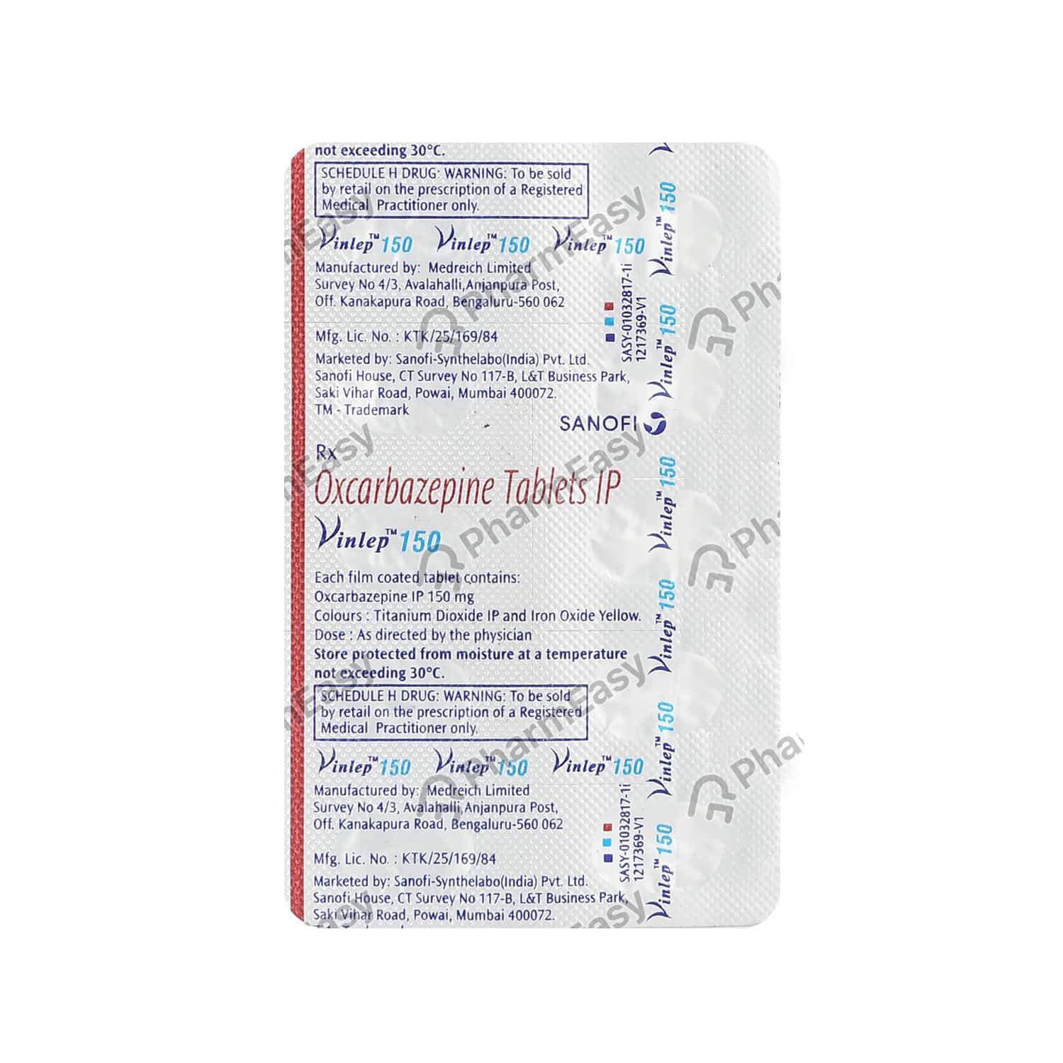 Buy Vinlep 150 MG Tablet (10) Online at Flat 18% OFF* | PharmEasy