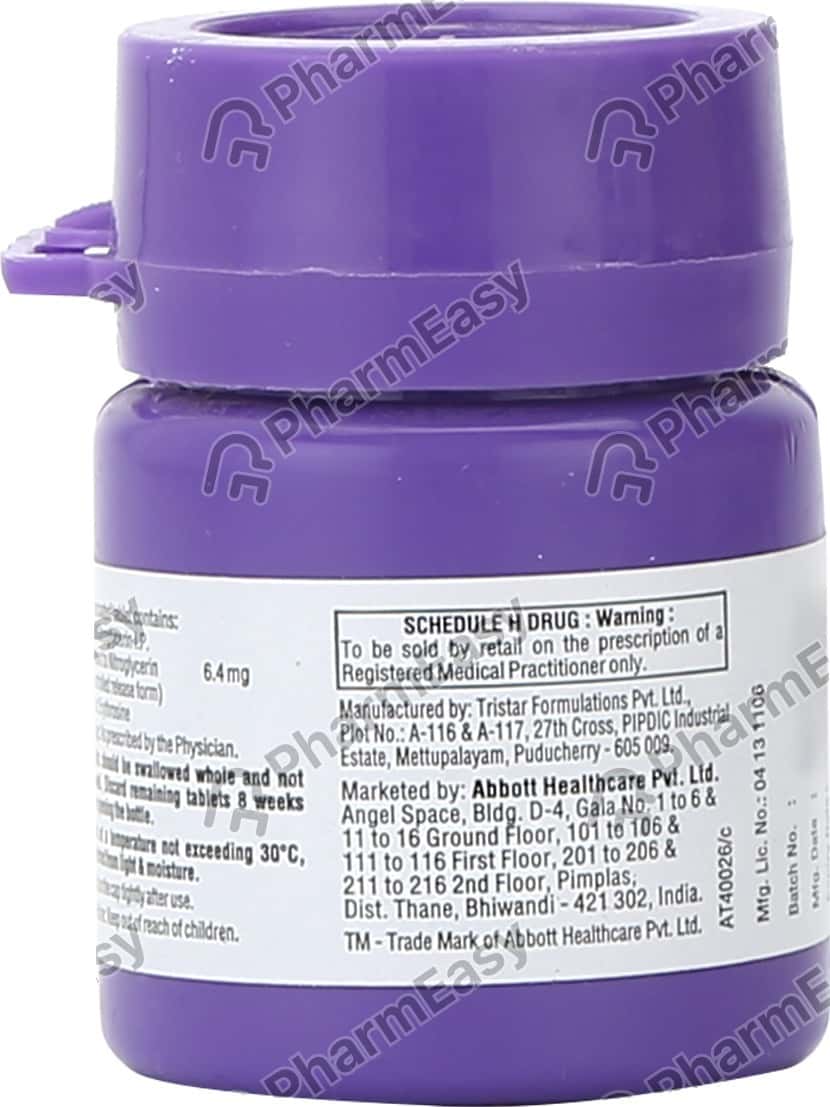 Gtn Sorbitrate Cr 6.4 MG Tablet (30): Uses, Side Effects, Price ...