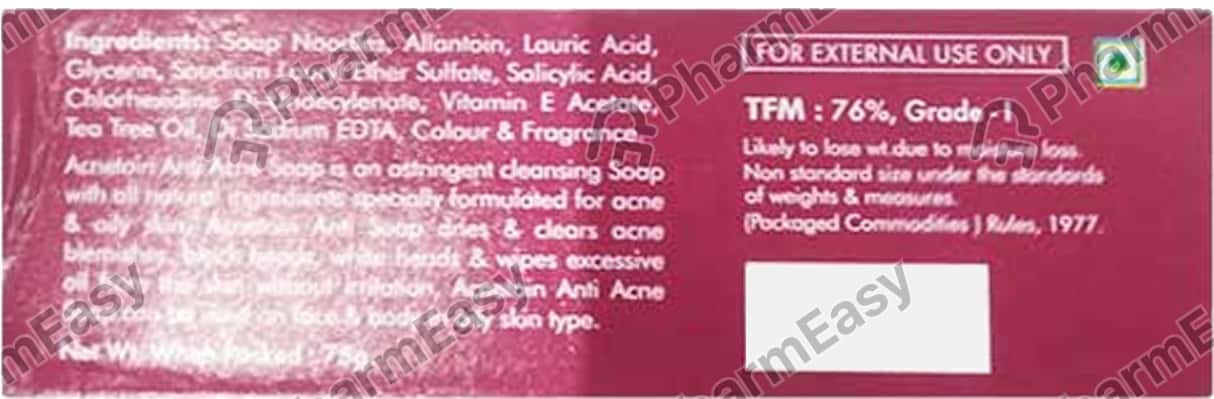 Acnetoin 20 MG Capsule (10): Uses, Side Effects, Price & Dosage | PharmEasy