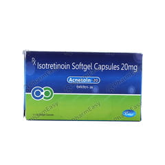 Acnetoin 20 MG Capsule (10) - Uses, Side Effects, Dosage, Composition ...