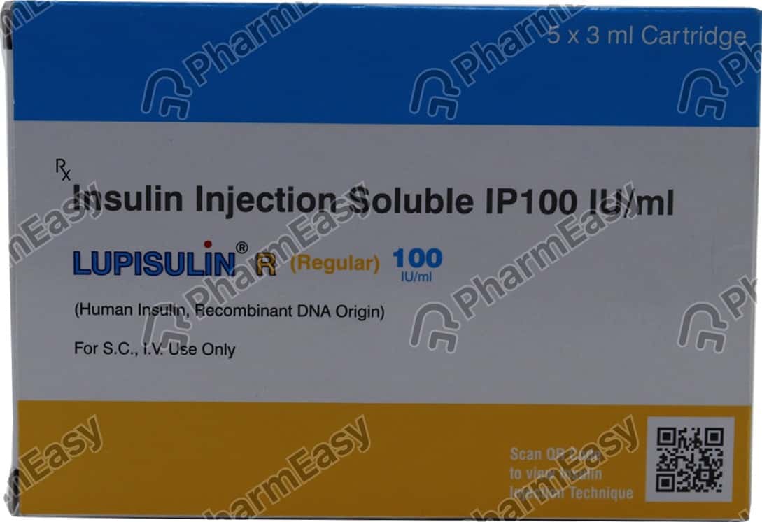 Lupisulin R 100 IU/ML Injection (3): Uses, Side Effects, Price & Dosage ...