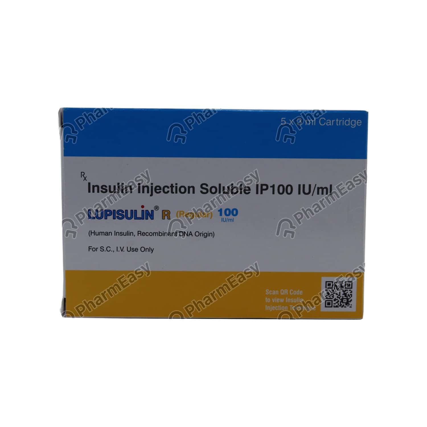 Lupisulin R 100 IU/ML Injection (3) - Uses, Side Effects, Dosage ...