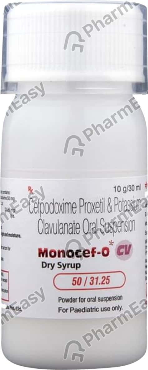 Monocef O Cv 50/31.25mg Bottle Of 30ml Suspension: Uses, Side Effects ...