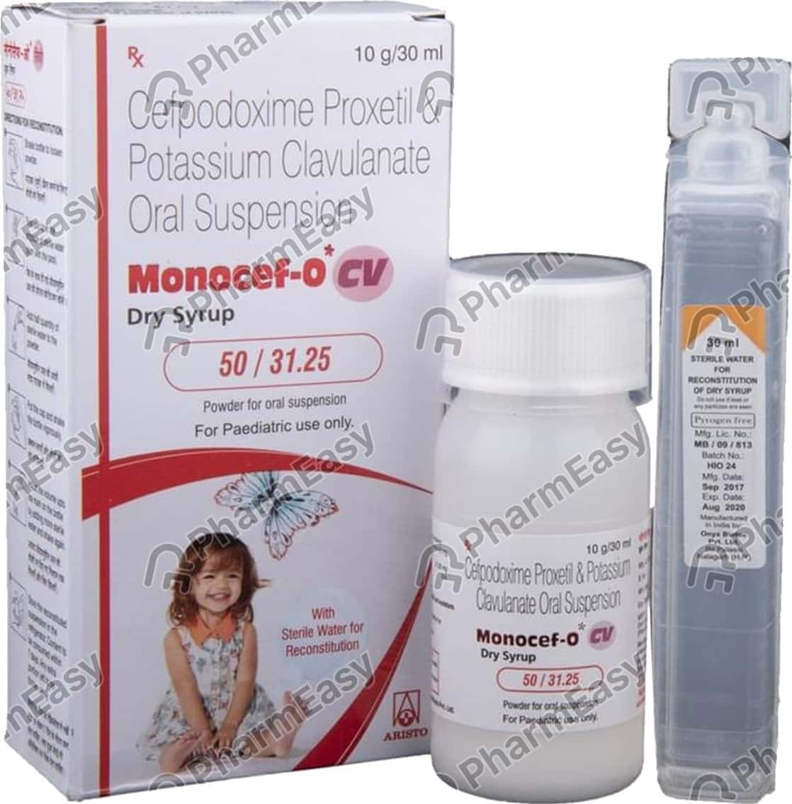 Monocef O Cv 50/31.25mg Bottle Of 30ml Suspension: Uses, Side Effects ...