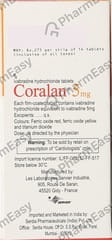 Coralan 5 MG Tablet (14): Uses, Side Effects, Price & Dosage | PharmEasy