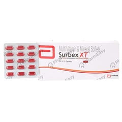 Surbex Xt Strip Of 15 Tablet - Uses, Side Effects, Dosage, Composition ...
