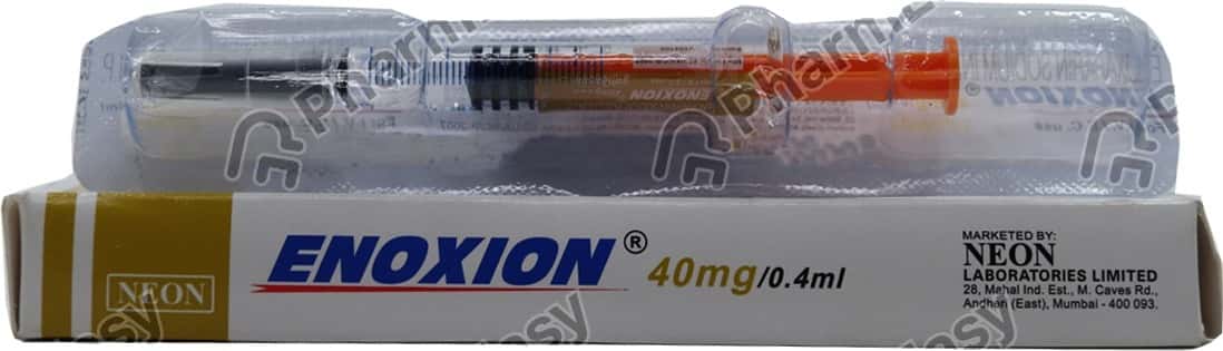 Enoxion 40 MG Injection (0.4): Uses, Side Effects, Price & Dosage ...