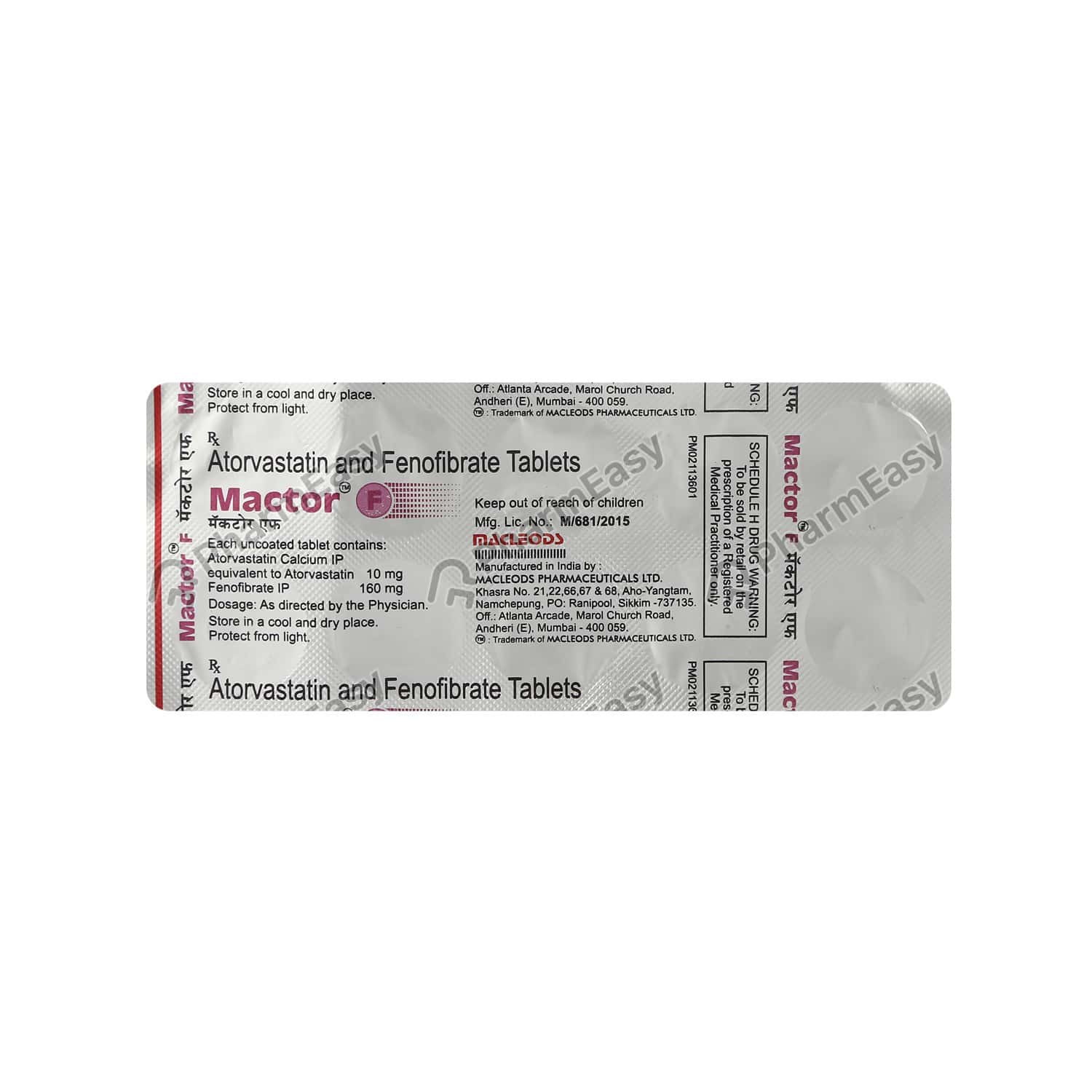 Buy Mactor F Tablet Online at Flat 18% OFF* | PharmEasy