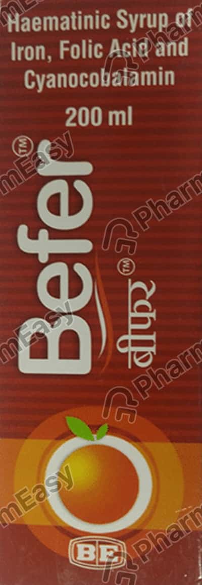 Befer Bottle Of 200ml Syrup: Uses, Side Effects, Price & Dosage | PharmEasy