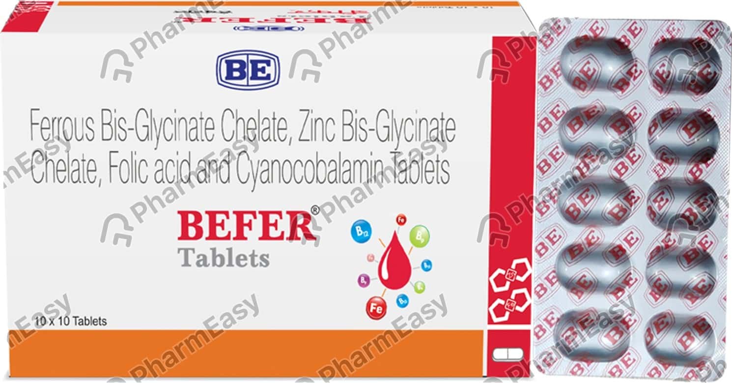 Befer Strip Of 10 Tablets: Uses, Side Effects, Price, Dosage ...