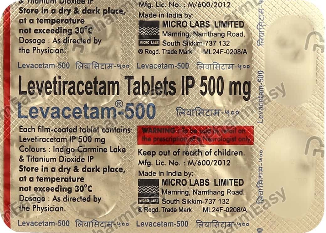 Levacetam 500 MG Tablet (10): Uses, Side Effects, Price & Dosage ...