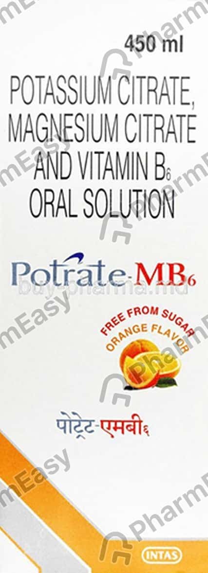 Potrate Mb6 Bottle Of 450ml Solution: Uses, Side Effects, Price ...