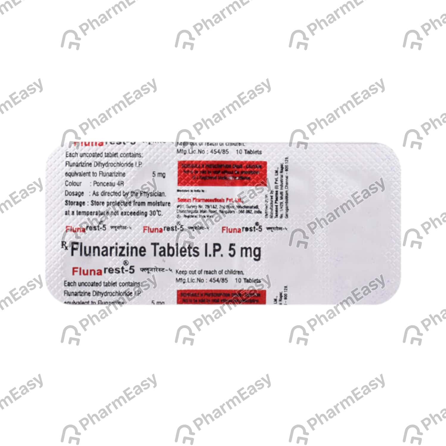 Buy Flunarest 5 MG Tablet (10) Online at Flat 15% OFF | PharmEasy